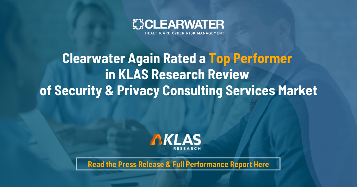 Clearwater Again Rated a Top Performer in KLAS Research Review of ...