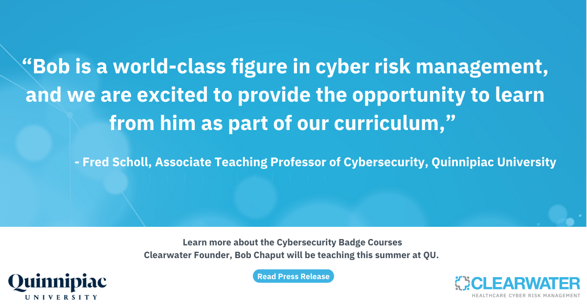 Stop the Cyber Bleeding Author Bob Chaput Tapped by Quinnipiac ...